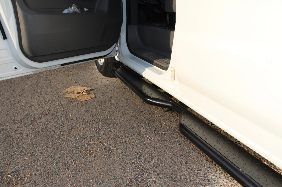 Nissan NV No Drill Side Steps Running Boards NV1500, NV2500, NV3500 ...